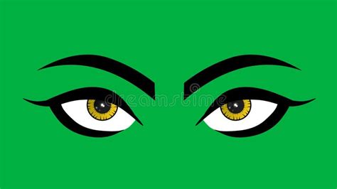 Three Different Women S Eye Blinking Animation On Green Background Stock Footage Video Of Iris