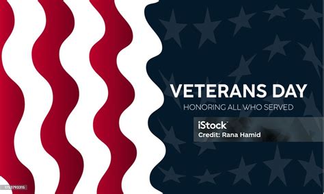 미국 국기와 함께 재향 군인의 날 공물 경례하는 군인 봉사에 대한 감사 배경 배너 카드 포스터 디자인을 위한 벡터 템플릿입니다 11에 대한 스톡 벡터 아트 및 기타 이미지