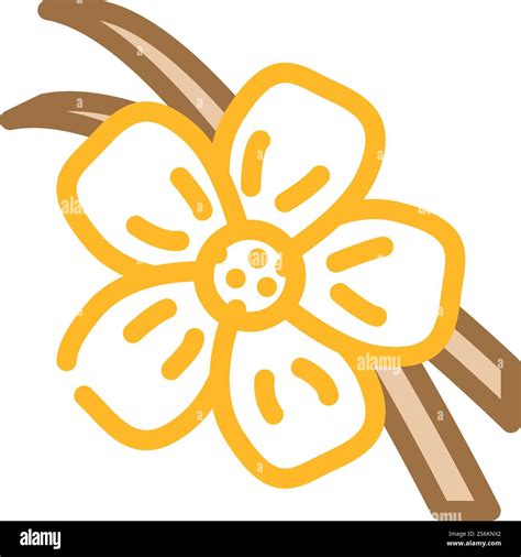 Vanilla Sticks Color Icon Vector Vanilla Sticks Sign Isolated Symbol Illustration Vanilla