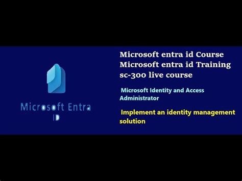 Amitra Jit On Linkedin Microsoft Entra Id Online Training Implement