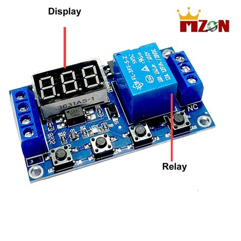 Digital LED Display Incubator Timer Relay Module Timer Mzon