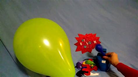 Inflating And Deflating Colorful Balloons Youtube