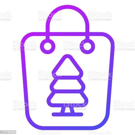 쇼핑백 라인 아이콘 크리스마스 및 축하 윤곽선 기호 컬렉션입니다 편집 가능한 벡터 디자인 가방에 대한 스톡 벡터 아트 및 기타 이미지 Istock