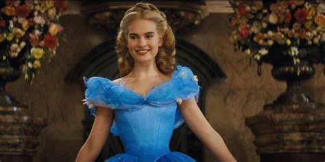 See Lily James Sing Cinderella Theme