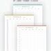Weekly Schedule Layouts Fillable Printable PDF Etsy