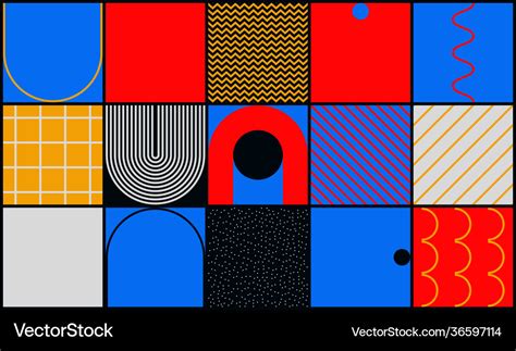 Abstract Repetitive Pattern Design Royalty Free Vector Image