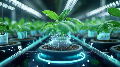 Hightech Greenhouse Utilizing Ai To Optimize Plant Growth And Reduce