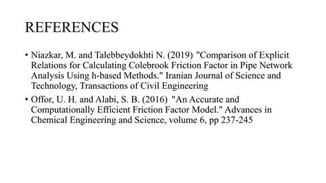 H Based Models For Friction Factor Modellingpptx