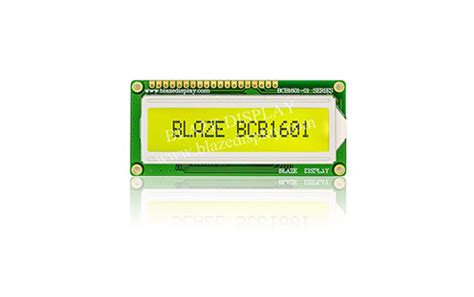 16x1 Serial Character LCD Module Blaze Display Technology Co Ltd