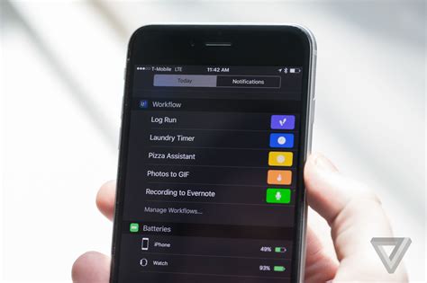 Shortcut App Workflow Now Works In The IOS Notification Center The Verge