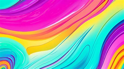 Premium Ai Image Colorful Abstract Wave Pattern Background