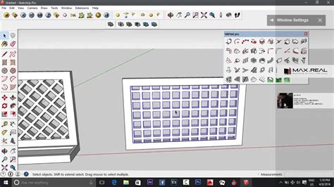 Wall Decor Plugin Sketchup Youtube