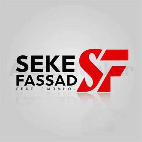 Logo Design For Seke Fassad Modern Text With Clear Background Ai Logo