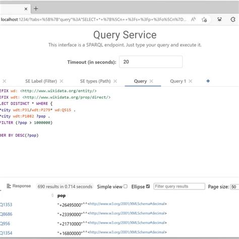 Qendpoint Interface With A Basic Query Download Scientific Diagram