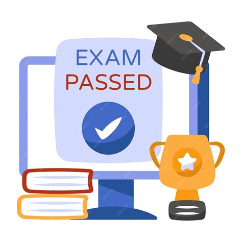 Premium Vector Modern Design Icon Of Exam Passed