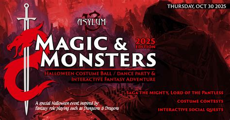 Asylum 13s Magic And Monsters 2025 A High Fantasy Halloween Costume