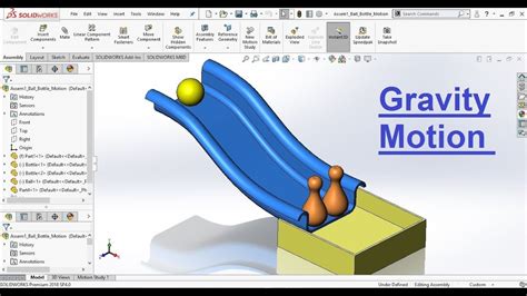 Motion Analysis In Solidworks Gravity Motion Solidworks Motion