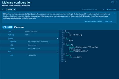 Xworm Malware Analysis Overview By Any Run