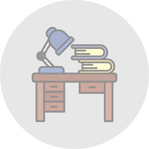 Workspace Line Filled Light Circle Icon 41668712 Vector Art At Vecteezy