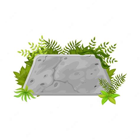 Premium Vector Stone Game Interface Ui Game Button Gui Element