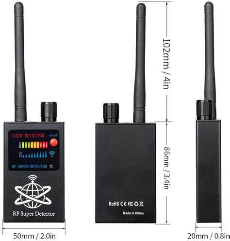 Anti Spy Wireless RF Signal Detector GPS Camera Signal Detector For Detecting GPS Tracker