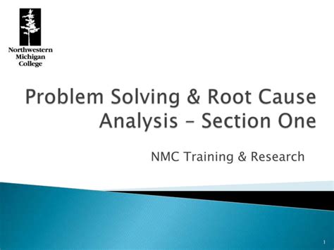 Problem Solving Section 1 Ppt