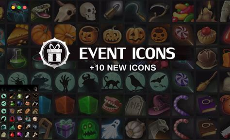 Unity 事件游戏图标 Event Icons Cgalpha