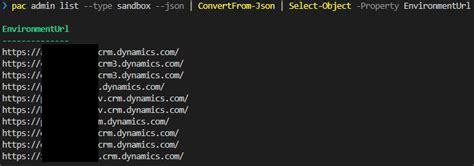 Query Specific Field While Listing Environments · Issue 270 · Microsoftpowerplatform Vscode