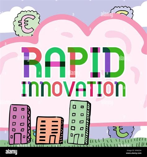 Text Caption Presenting Rapid Innovation Internet Concept