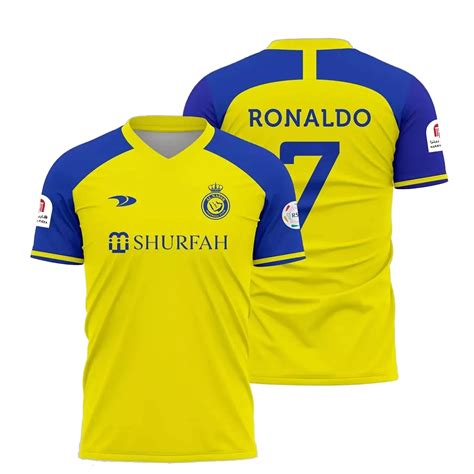Al Nassr Fc Home Jersey 202223 Cristiano Ronaldo 7 Sports N Sports
