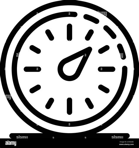 Stopwatch Icon Outline Style Stock Vector Image Art Alamy