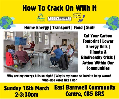 Cambridge This Sunday 16 March Cambridge Carbon Footprint And Abbey In Cambridge Are