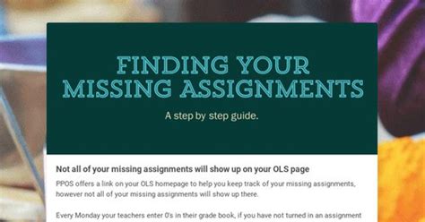 Finding Your Missing Assignments Smore Newsletters