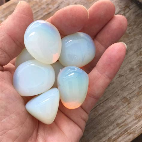 Opalite Polished Crystal Opalite Stone Opalite Glass Etsy