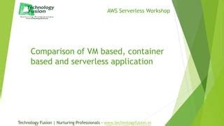 AWS Serverless Introduction Lambda PPT
