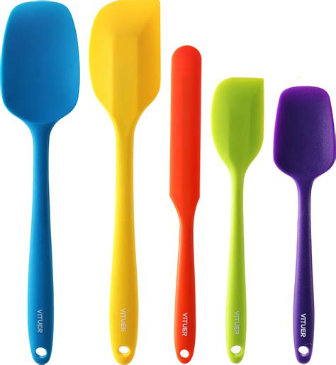 M Kitchen World Heat Resistant Silicone Spatulas Set