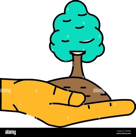 Living Green Living Icon Color Illustration Stock Vector Image And Art