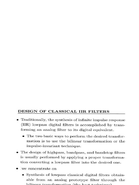 Designing Of Iir Filters Pdf