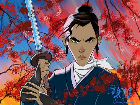 Artstation The Blue Eyed Samurai