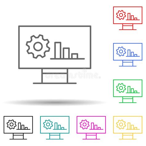 Planing Multi Color Style Icon Simple Thin Line Outline Vector Of Manufacturing Icons For Ui