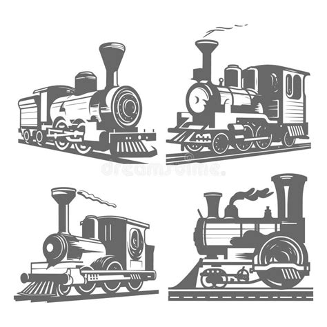 Steam Locomotive Vector Illustration Stock Vector Illustration Of Diagram Locomotive 376466838