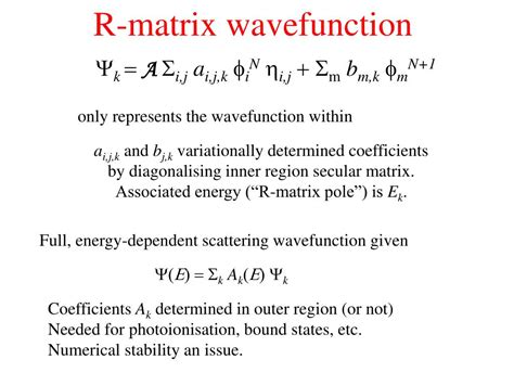 Ppt The R Matrix Method For Oriented Molecules Powerpoint