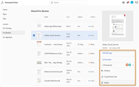Starting A Pdf Review Online Using Adobe Document Cloud