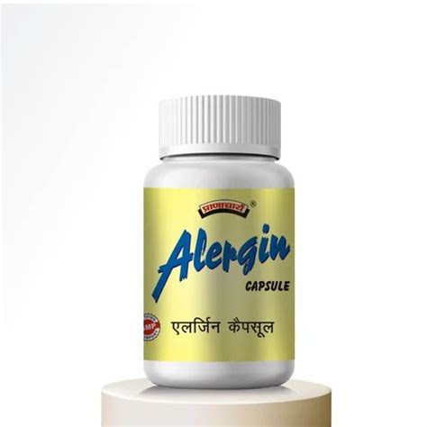 Pranacharya Alergin Capsule At ₹ 190 Bottle Ayurvedic Skincare Capsules And Tablets In Aligarh
