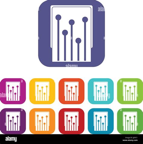 Computer Processor Icons Set Flat Stock Vector Image And Art Alamy