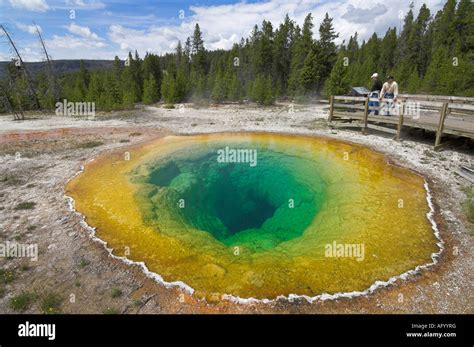 Morning Glory Pool Upper Geyser Basin Yellowstone National Park Wyoming