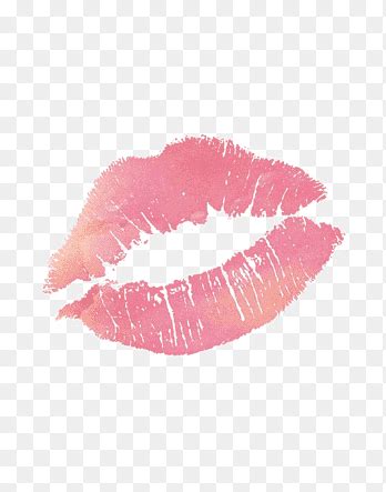 Pink Kiss Mark Ilustration Lip Balm Pink Lipstick Printing Pink Lips People Lipstick Png