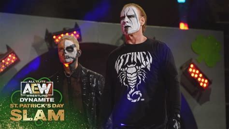 Everyone Wants A Piece Of Sting And The Tnt Champion Darby Allin Aew Dynamite St Patricks Day