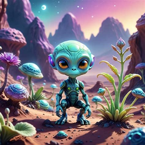 Download Ai Generated Alien Creature Royalty Free Stock Illustration