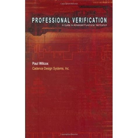 Buy Professional Verification A Guide To Advanced Functional Verification Book Online